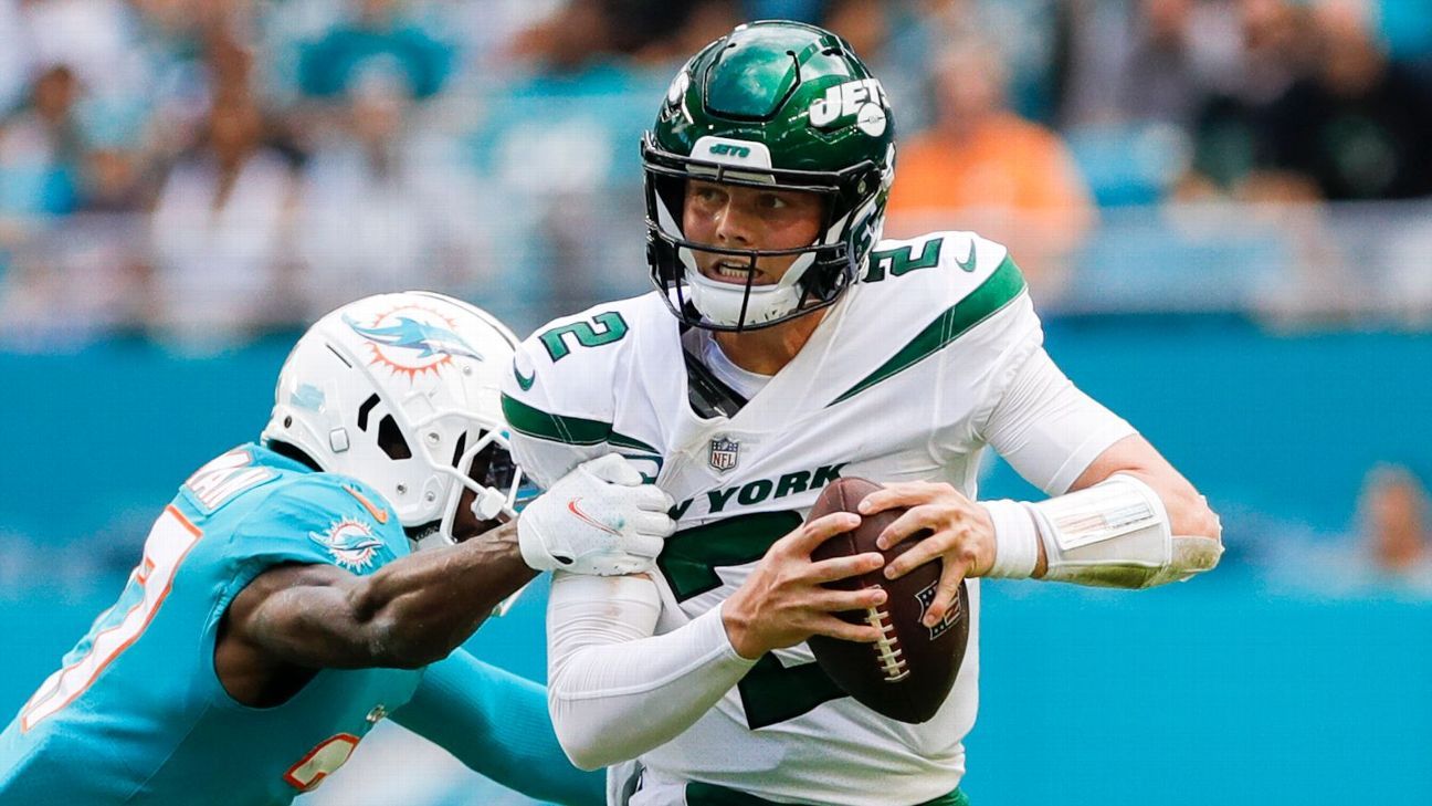 New York Jets rookie Zach Wilson shows inexperience on and off the ...