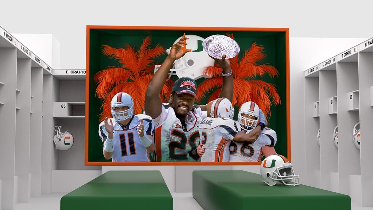 Going inside the 2001 Miami Hurricanes locker room - ESPN