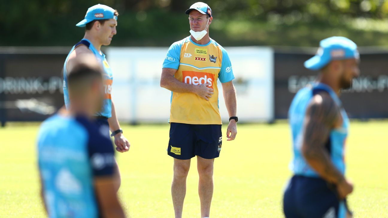 Gold Coast Titans players back under-fire coach Justin Holbrook - ESPN