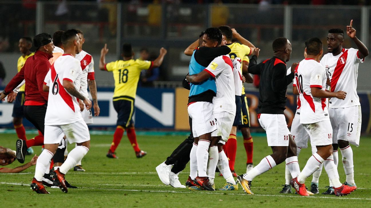 Así le fue a Perú en la última fecha de las Eliminatorias - ESPN