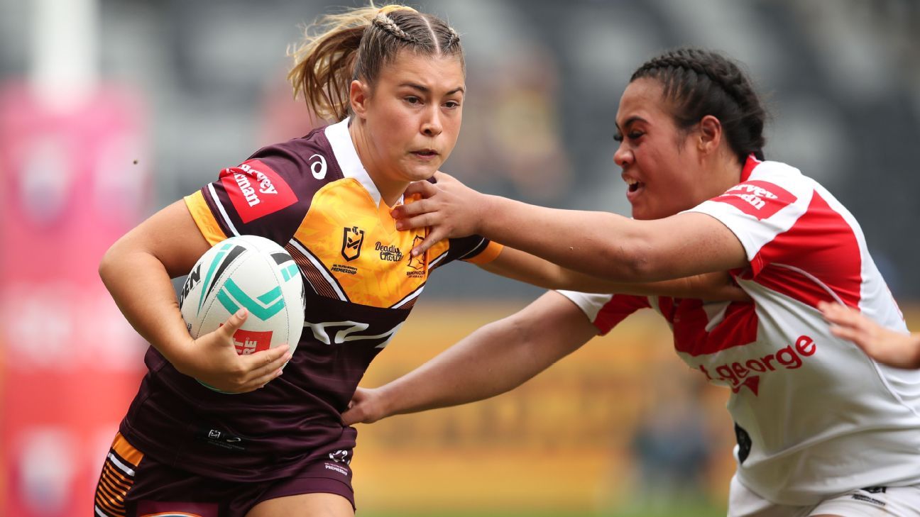 Brisbane Broncos alone on top with tough NRLW win - ESPN