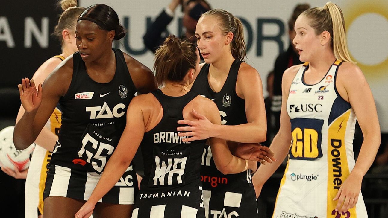 Collingwood on the board in Super Netball - ESPN