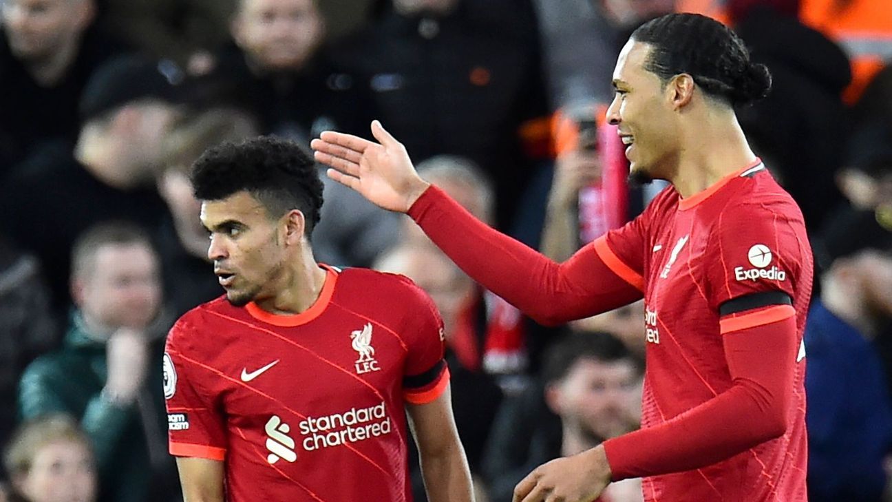 Virgil Van Dijk define a Luis Díaz como un chico extraordinario - ESPN