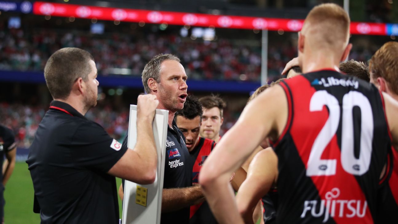 AFL Round 10 Essendon Bombers lack consistent hard edge - Ben Rutten - ESPN