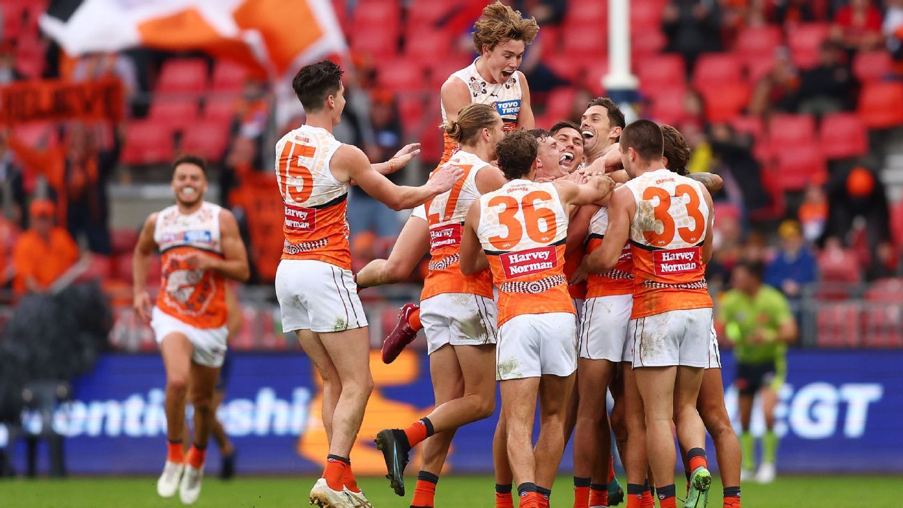 AFL GWS Giants thump West Coast Eagles to kick-start new era - ESPN