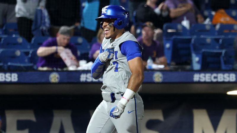 A career night for Kentucky catcher Devin Burkes