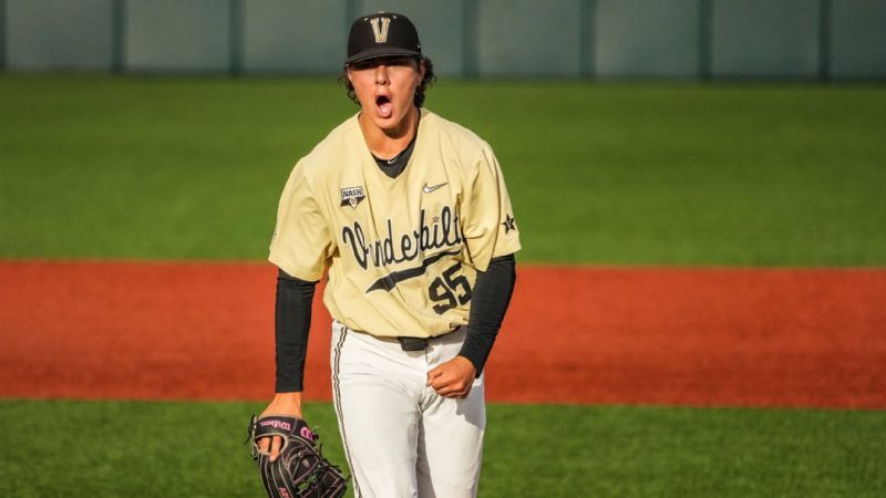Vanderbilt sweeps pair to force Oregon State showdown