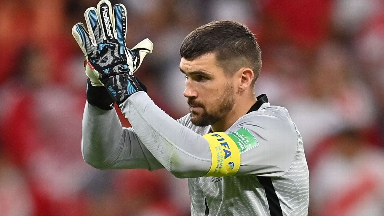 Mathew Ryan, el capitán y líder de Australia en la Copa del Mundo de ...