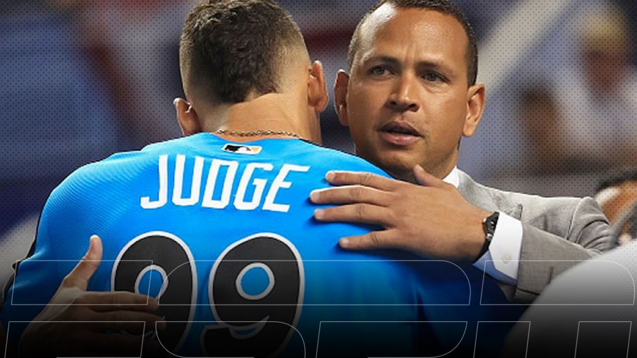 Aaron Judge supera marca de jonrones de Alex Rodríguez con Yankees - ESPN