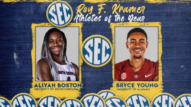 2021-2022 Roy F. Kramer SEC Athletes of the Year