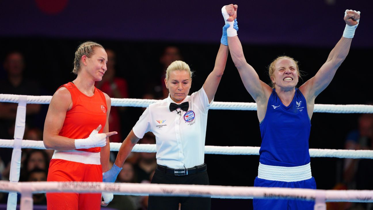 Commonwealth Games Veteran Aussie Kaye Scott crushed in gold medal fight