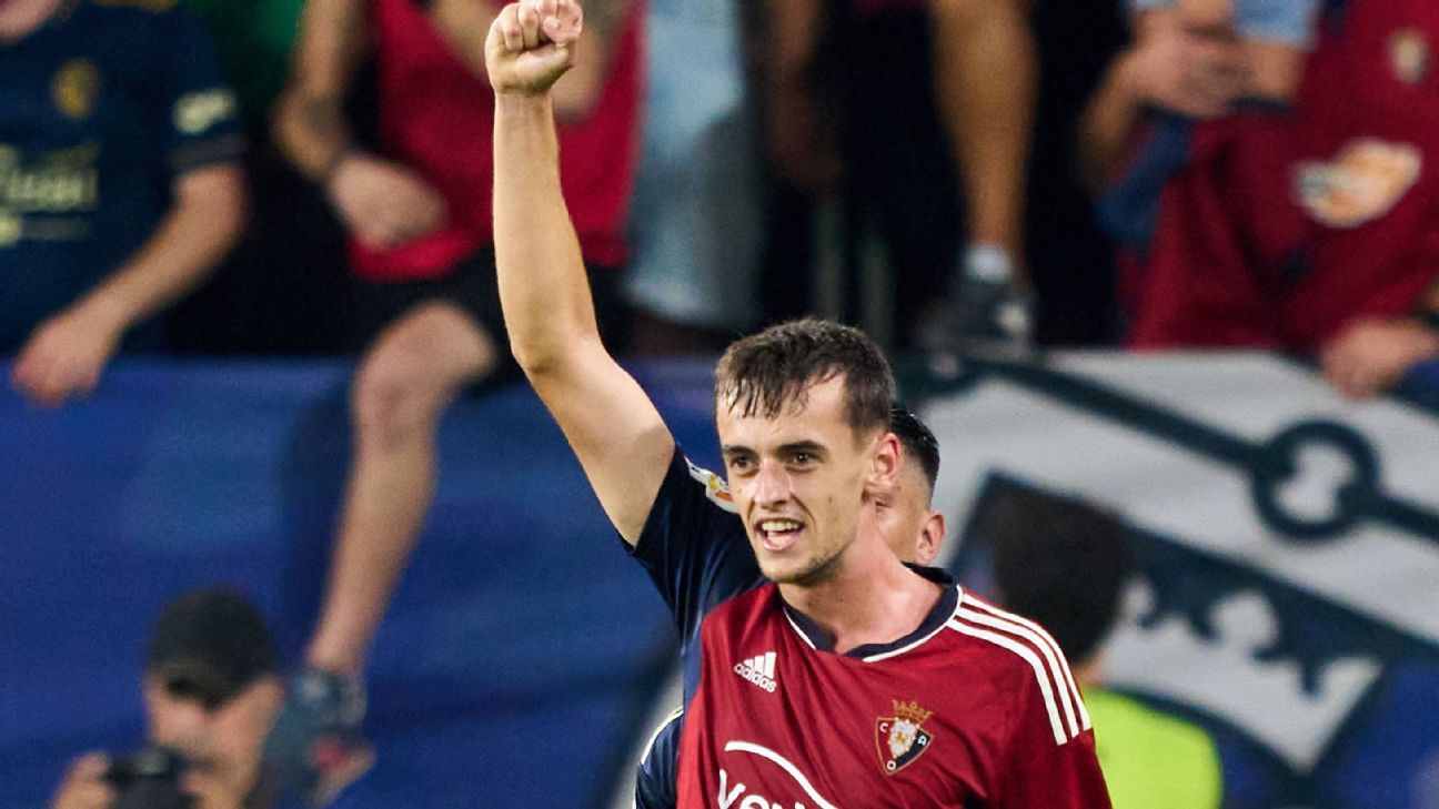 Aimar Oroz debuta en el arranque de LaLiga con gol - ESPN