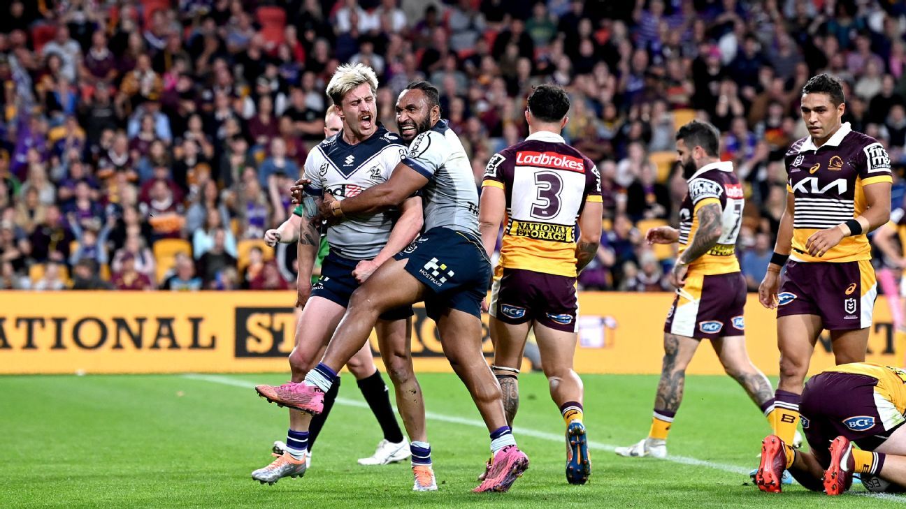 NRL Storm put 60 on Broncos in NRL statement - ESPN