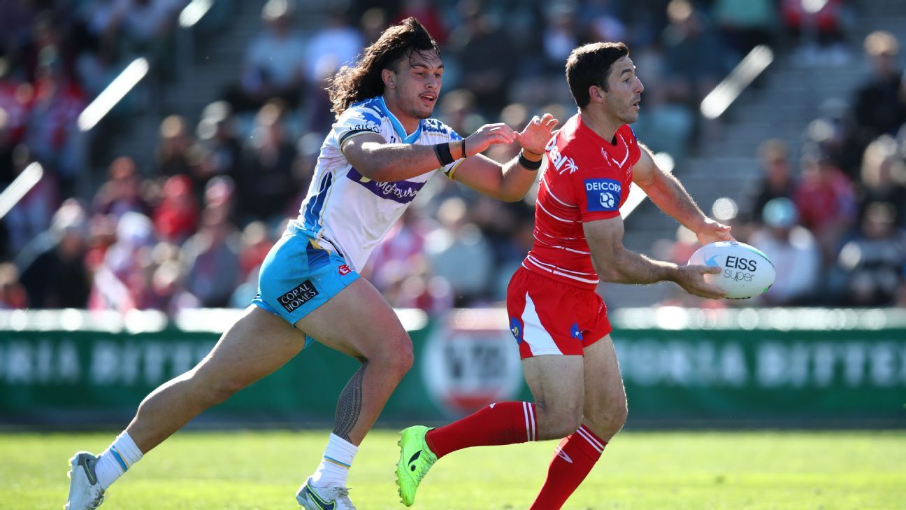 NRL Round 23 Dragons topple Gold Coast in NRL try-fest - ESPN