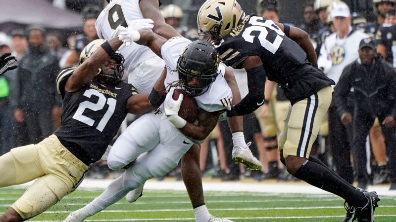 No. 23 Wake Forest proves to be too much for Commodores