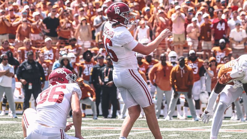 No. 1 Bama staves off upset bid by Texas in thriller