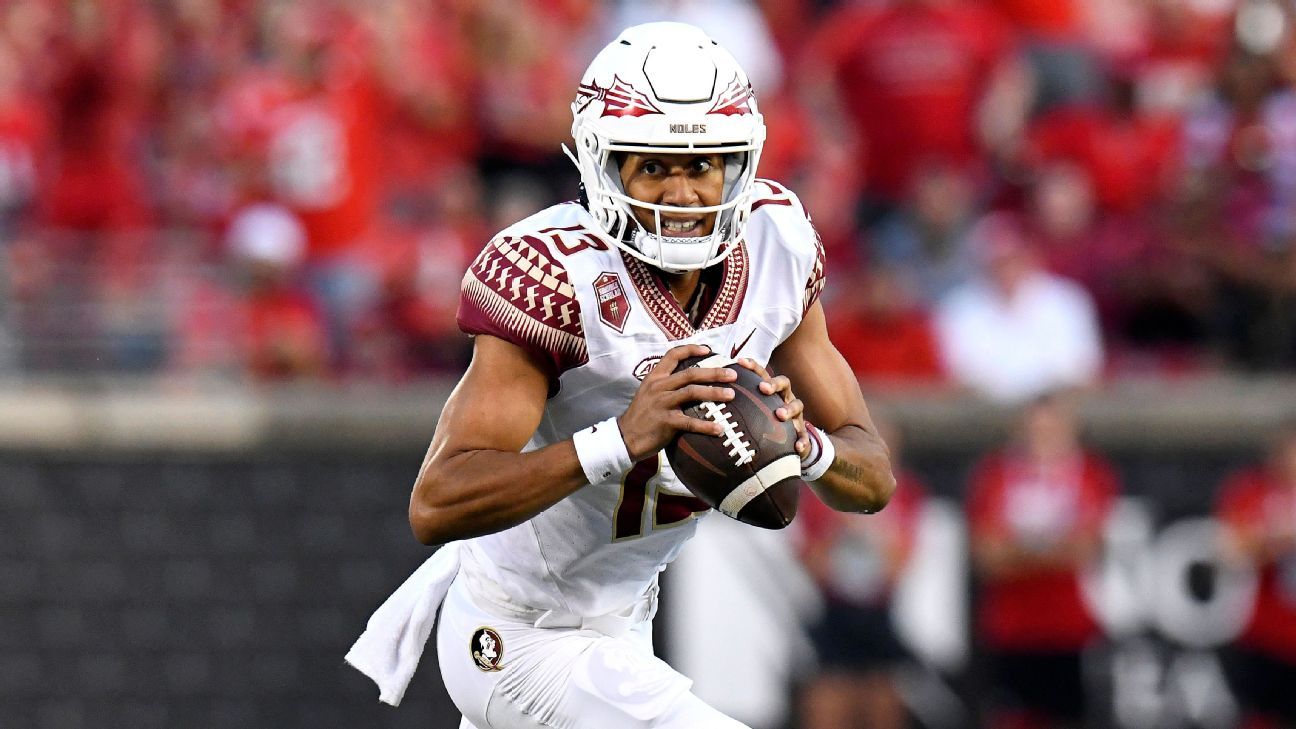 Florida State Seminoles Qb Jordan Travis To Start Vs Boston College