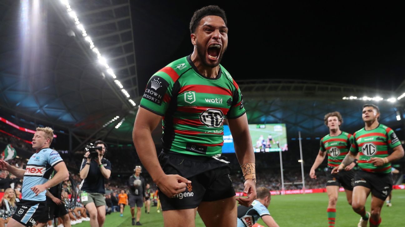 NRL Finals Week 2 Souths overrun Sharks to reach NRL prelim - ESPN