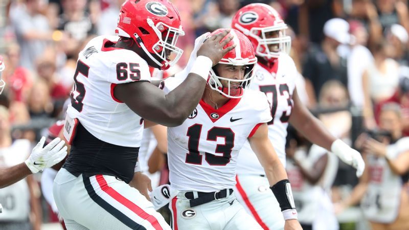 No. 1 Georgia makes statement at South Carolina
