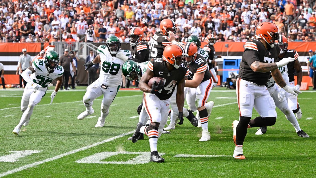 Nick Chubb aceptó responsabilidad por anotar el touchdown que condujo a ...