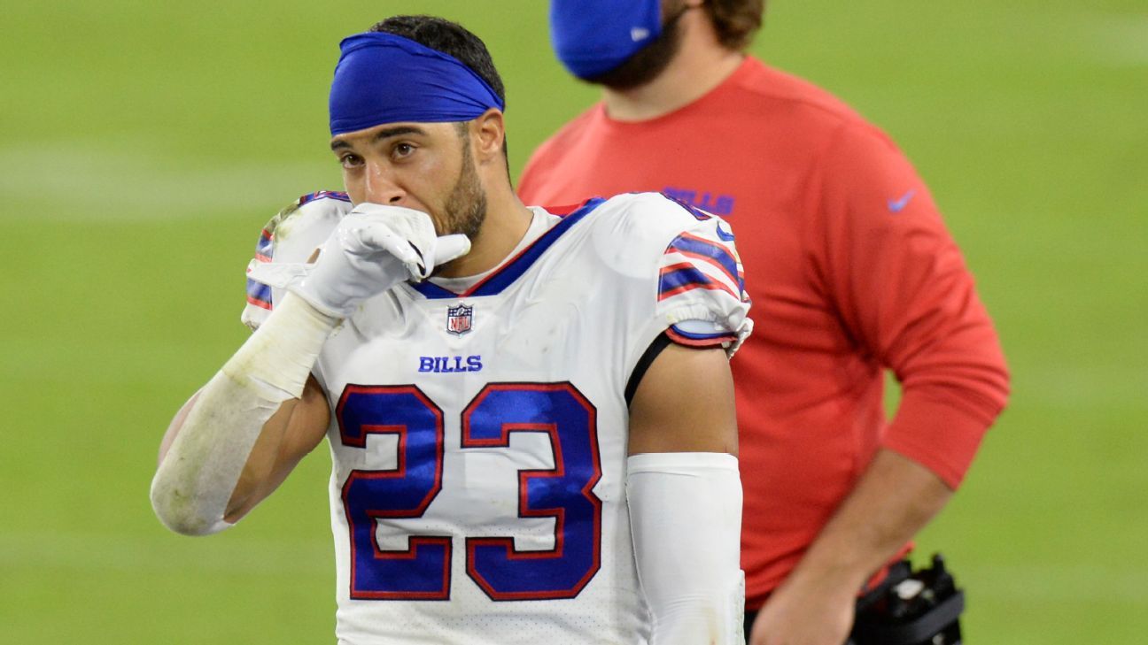 Buffalo Bills con varias bajas a la defensiva contra Miami Dolphins - ESPN
