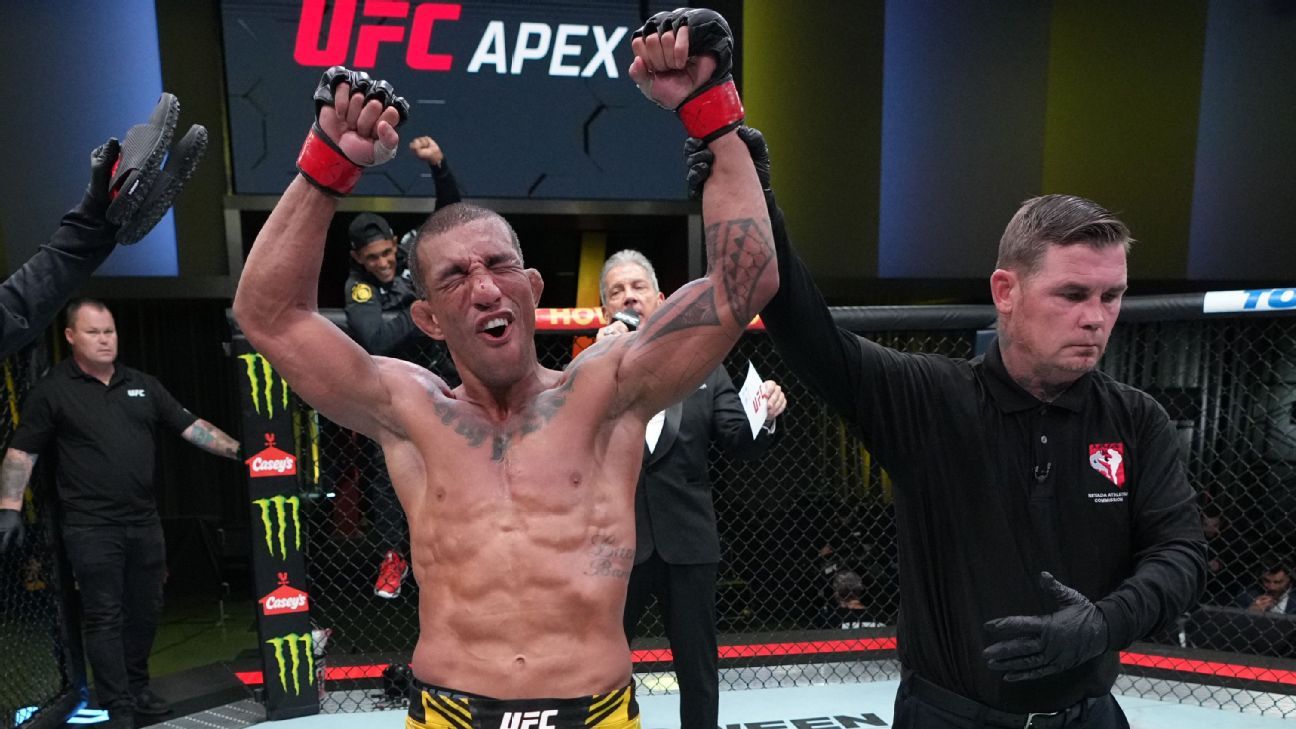 Raoni Barcelos faz as pazes com a vitória ao dominar rival no UFC Vegas ...