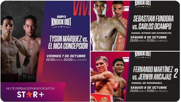 'Puma' Martínez vs. Ancajas 2, en el boxeo de ESPN KNOCKOUT por STAR+ ...