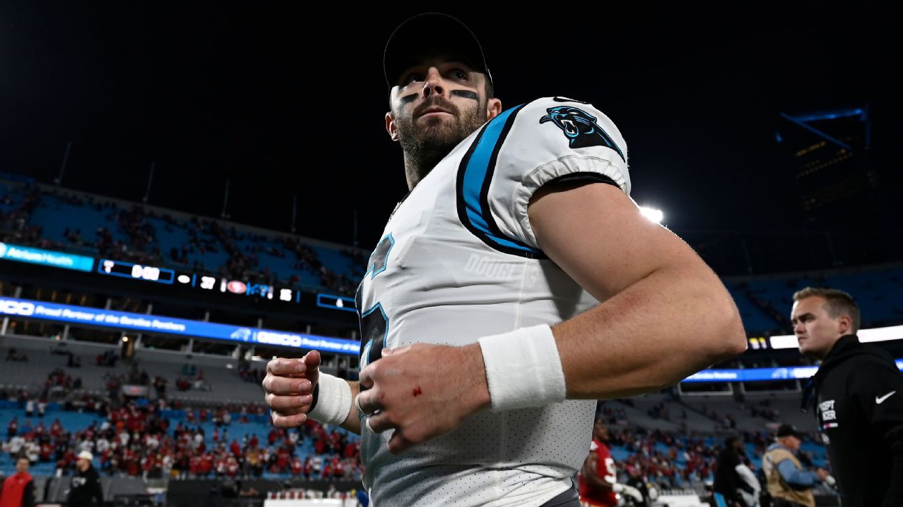 Baker Mayfield fuera al menos un par de semanas, para Carolina Panthers ...