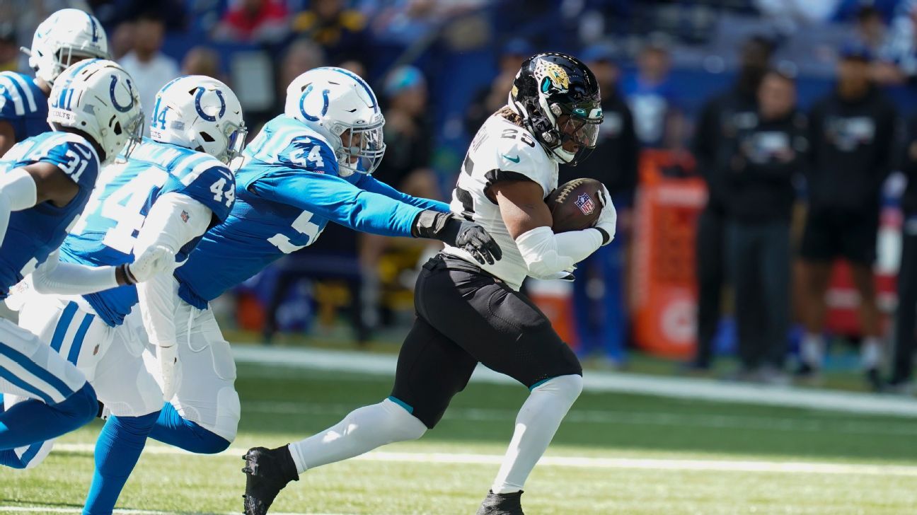 El corredor James Robinson pasa en canje de Jaguars a Jets - ESPN