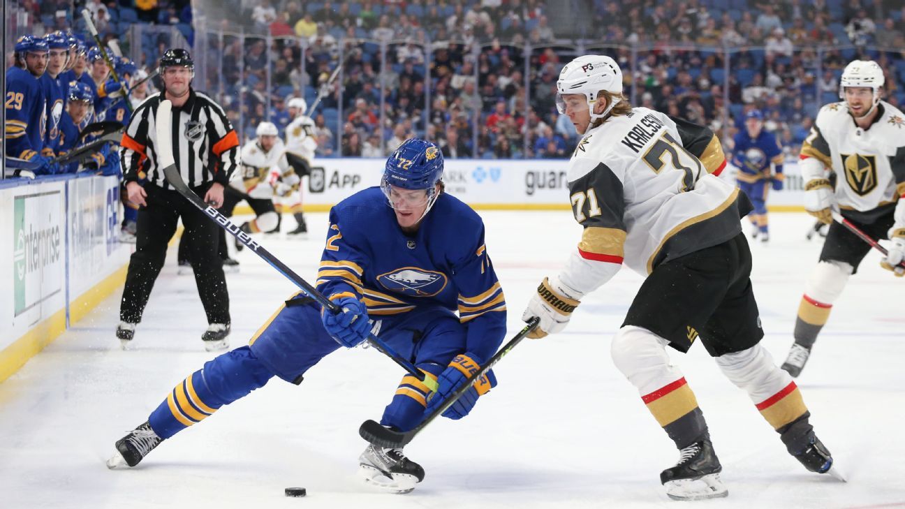What to watch around the NHL - Sabres-Knights, Jesper Bratt - ESPN