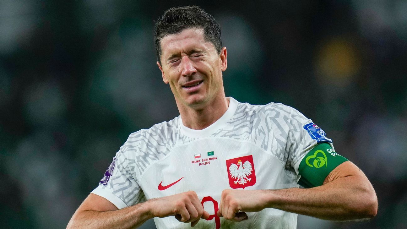 Festejo, emoción y lágrimas: Robert Lewandowski marcó ante Arabia ...