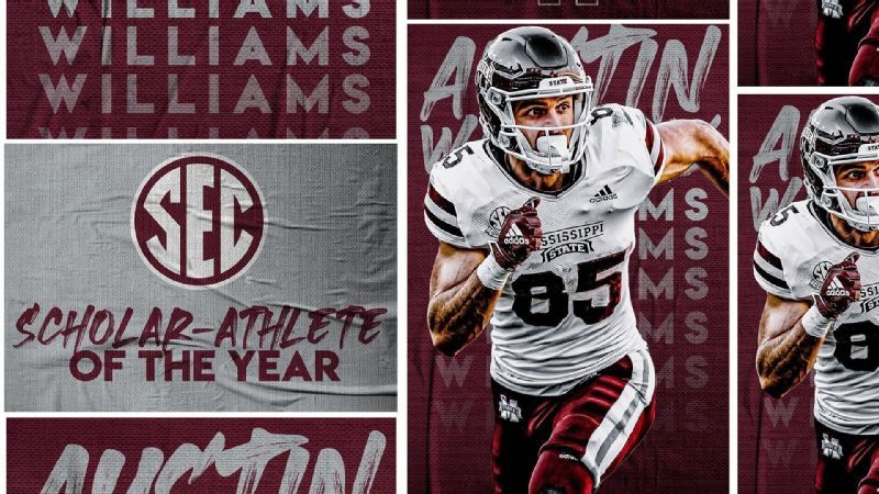 SEC names MS State's Williams Football Scholar-Athlete