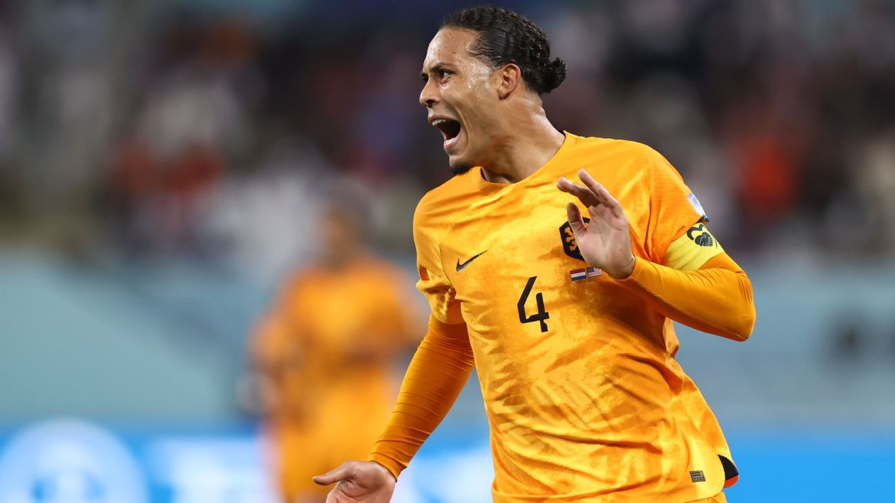 Van Dijk diz o que achou da Holanda contra os EUA e é sincero ...