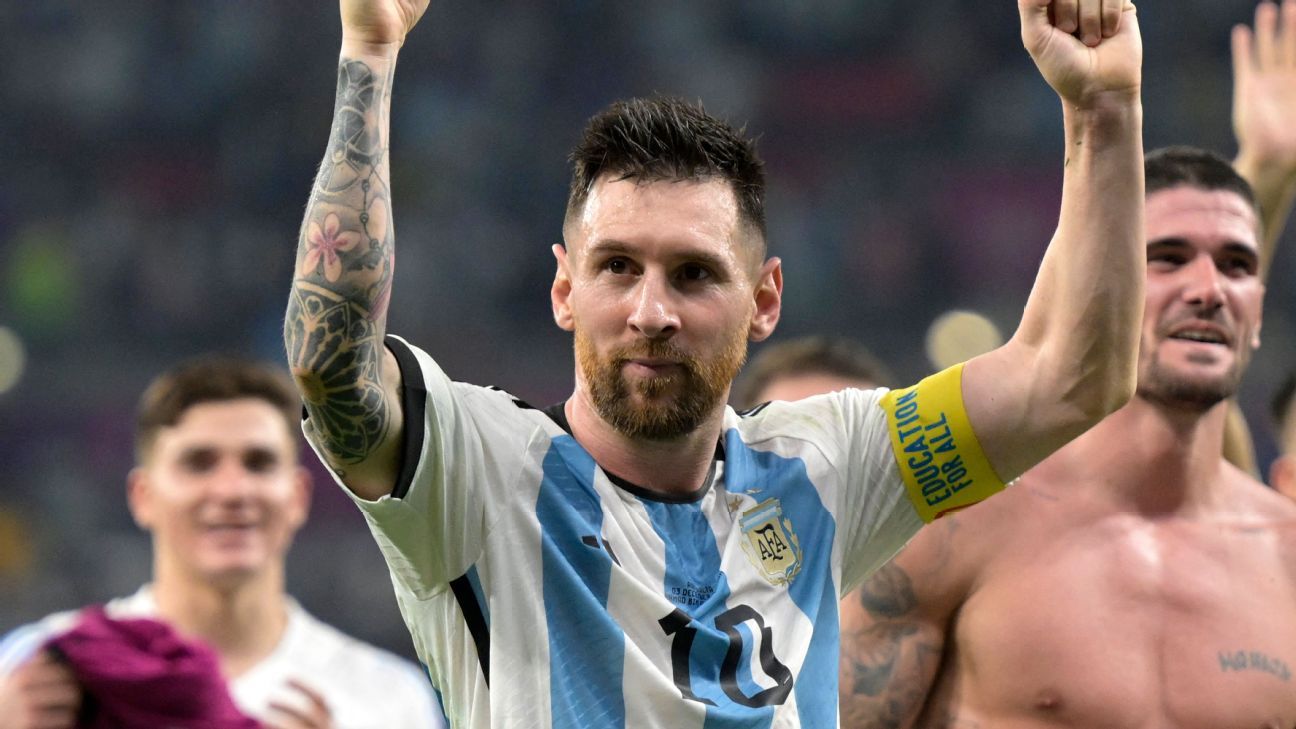 Messi se encanta com a torcida argentina na Copa: 'É incrível como nos ...