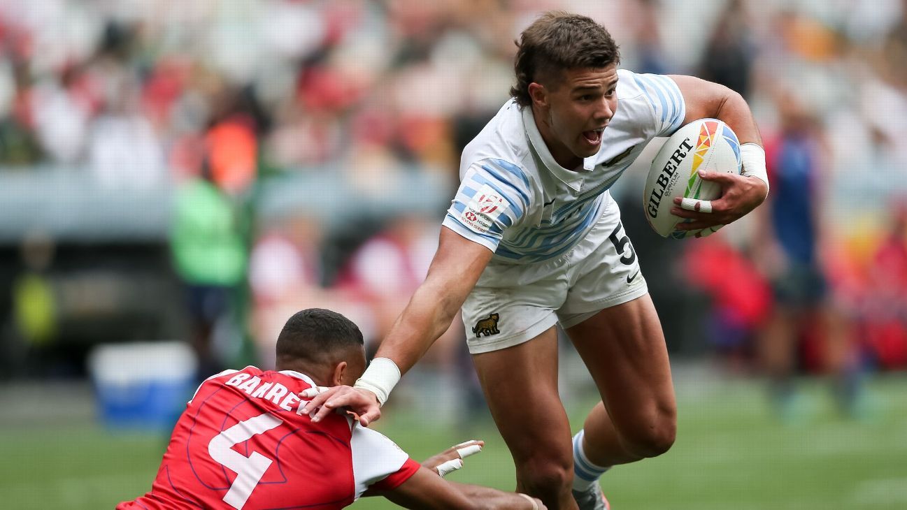 Agustín Fraga se lució con siete tries en el Seven de Ciudad del Cabo ...
