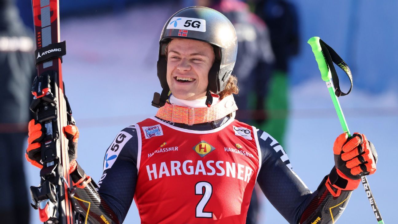 Lucas Braathen wins Alta Badia GS for 2nd straight WC victory - ESPN