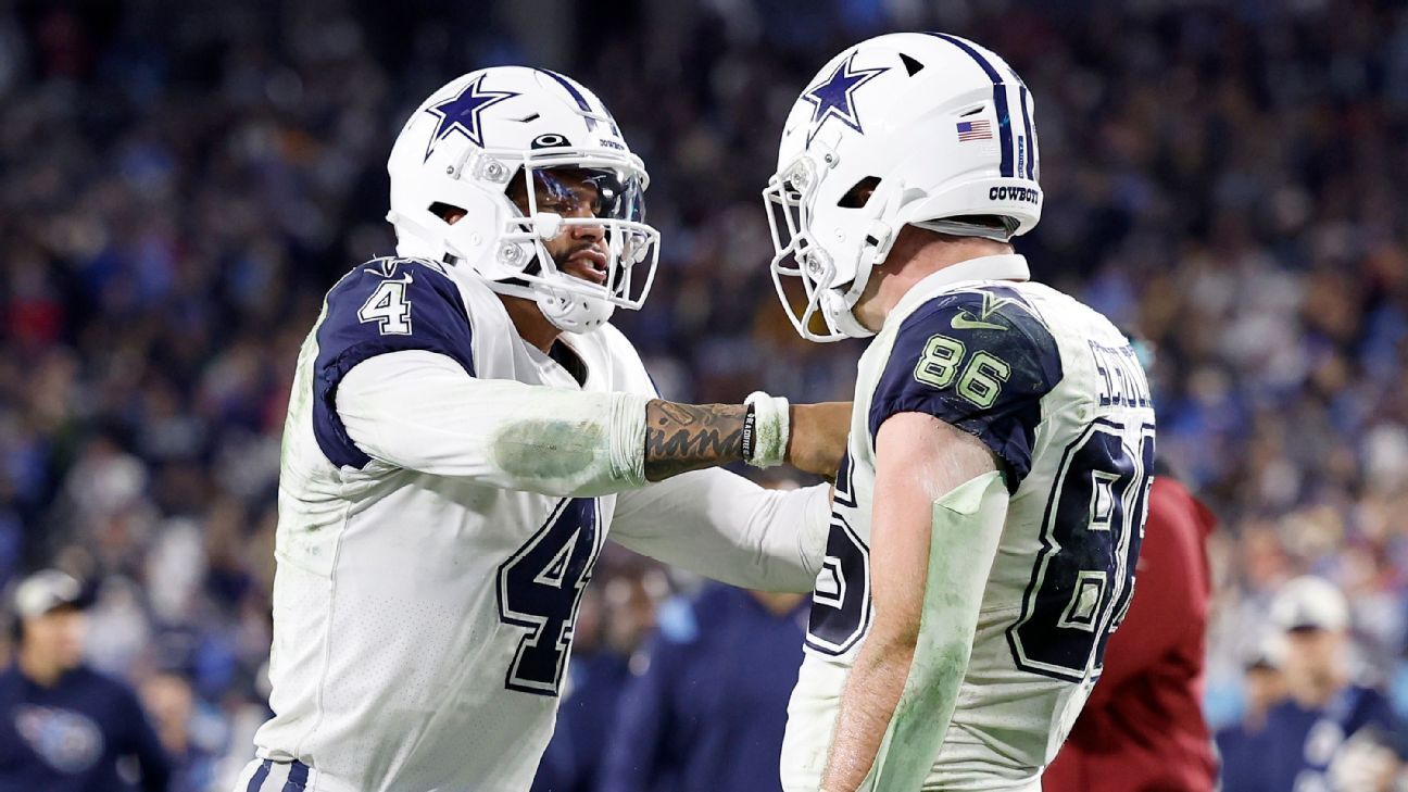 Cowboys se encargan de los Titans y mantienen la presión sobre Eagles ...