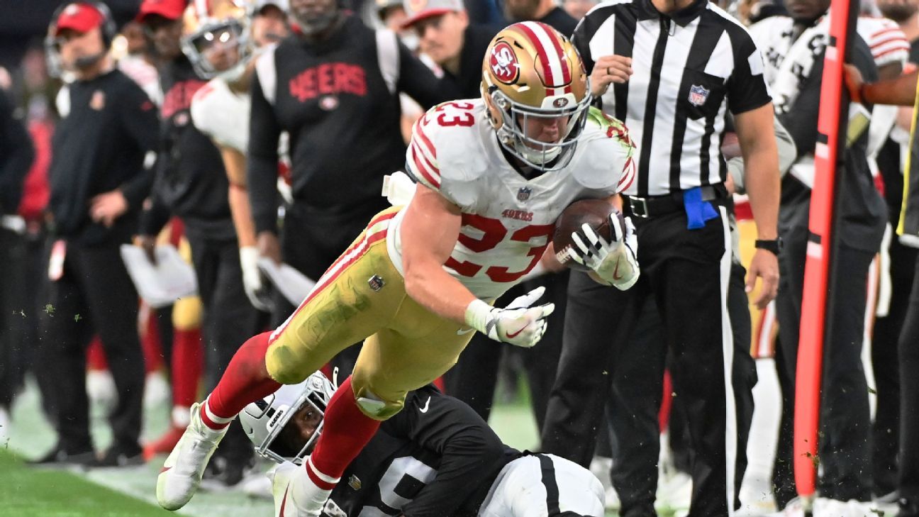 Fantasy Football Daily Notes: Christian McCaffrey in doubt, Seahawks ...