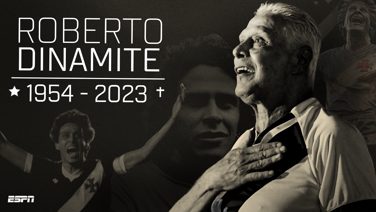 Lenda do Vasco, Roberto Dinamite morre aos 68 anos - ESPN