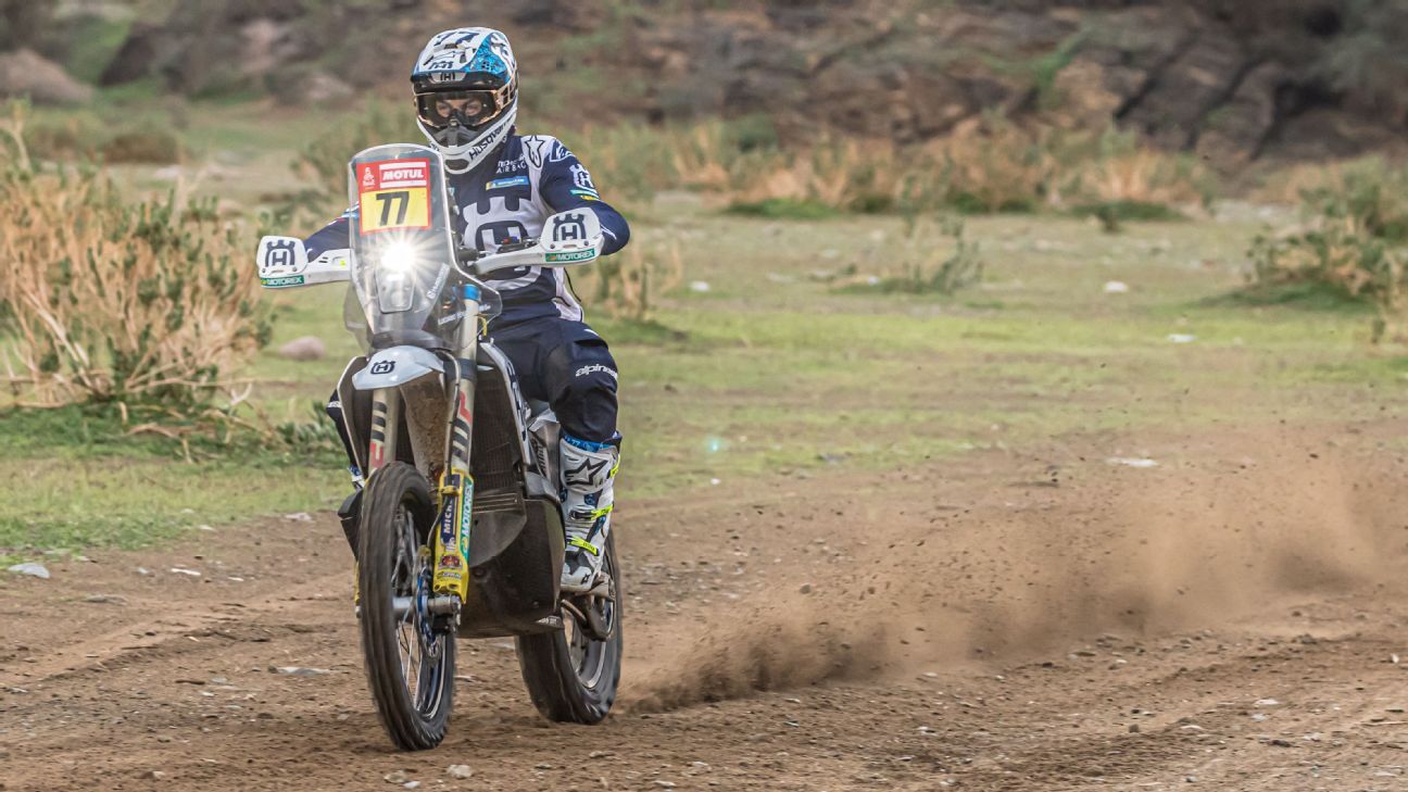 Luciano Benavides repitió triunfo en el Dakar, en categoría motos - ESPN