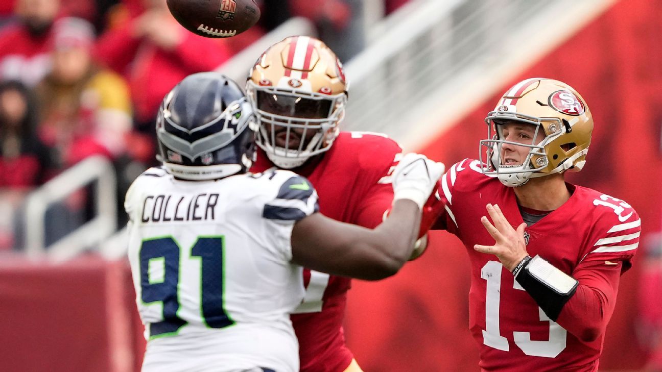 Claves del triunfo de 49ers sobre Seahawks en la Ronda de Comodines - ESPN