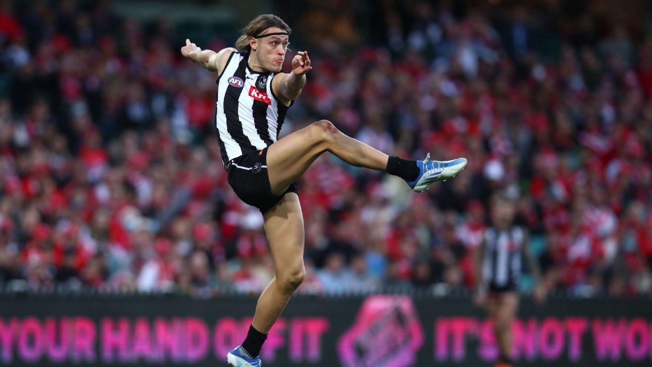 AFL Darcy Moore named Collingwood Magpies captain - ESPN