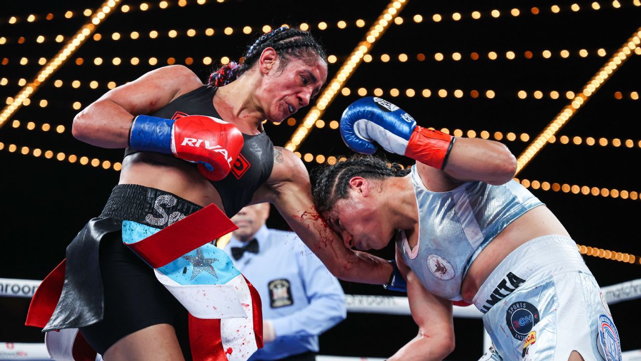 Amanda Serrano and Alycia Baumgardner become undisputed champions - ESPN