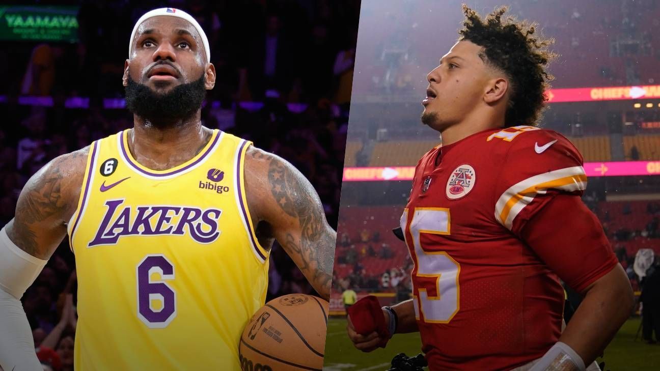 LeBron James, una inspiración en la carrera de Patrick Mahomes - ESPN