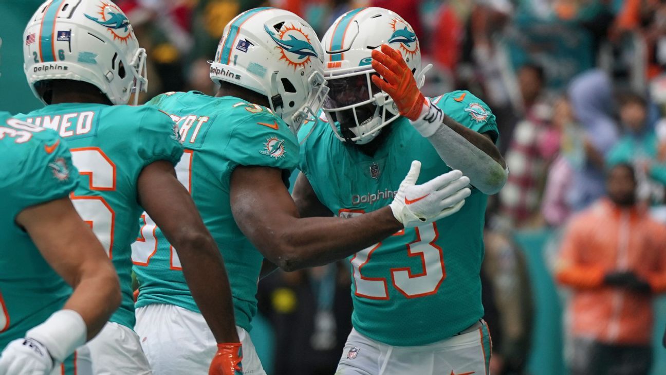 Mostert? Wilson? Dolphins have key decisions to make at running back ...