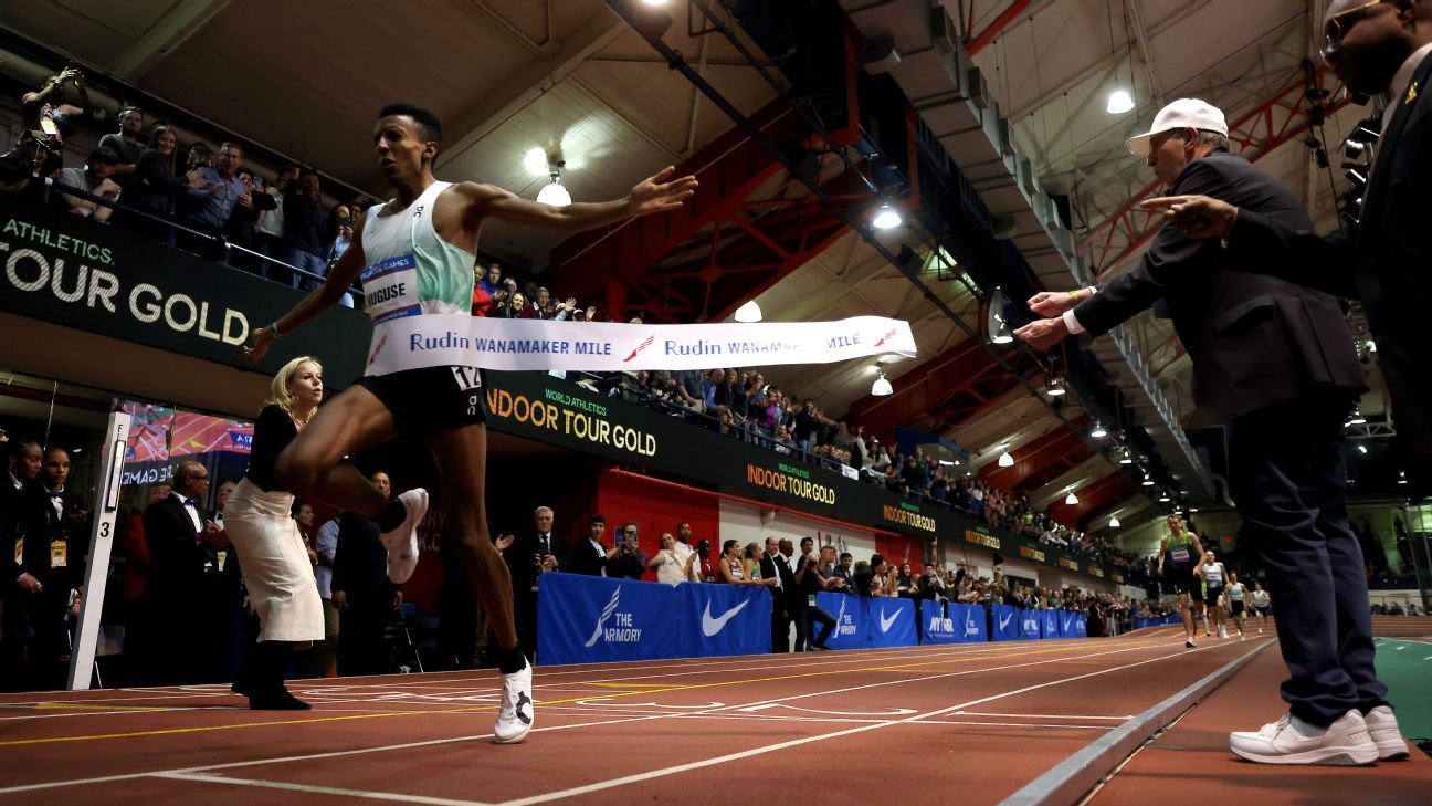 Nuguse firma la segunda mejor marca de todos los tiempos en la milla - ESPN