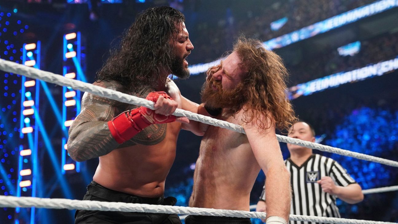 WWE Elimination Chamber results: Roman Reigns title run continues - ESPN
