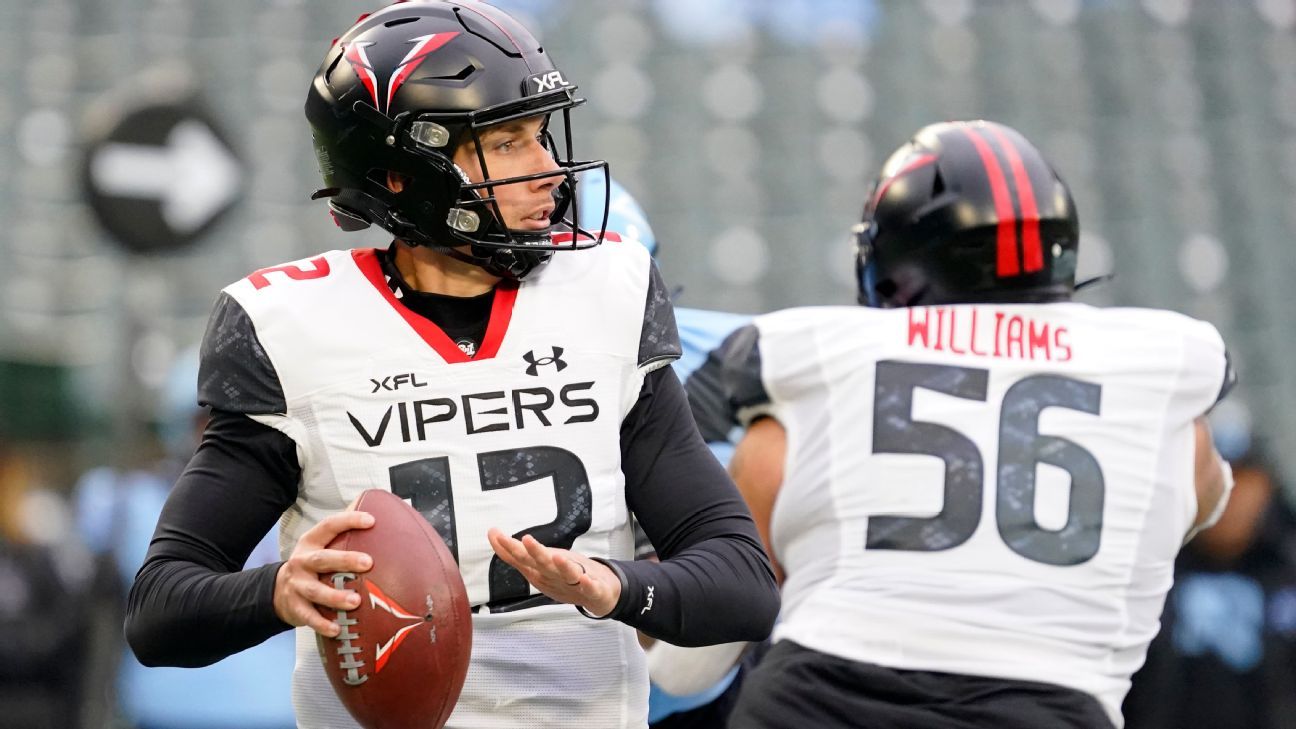 Semana 2 de la XFL: Juegos, horarios, equipos, jugadores, estadísticas ...