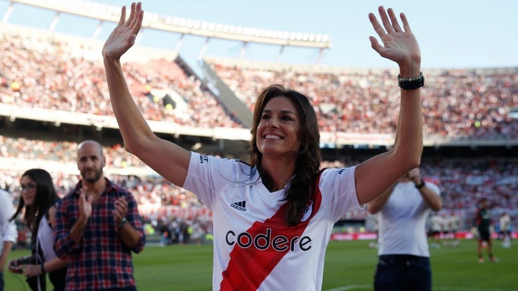Gabriela Sabatini, presente en River y con un tierno gesto - ESPN