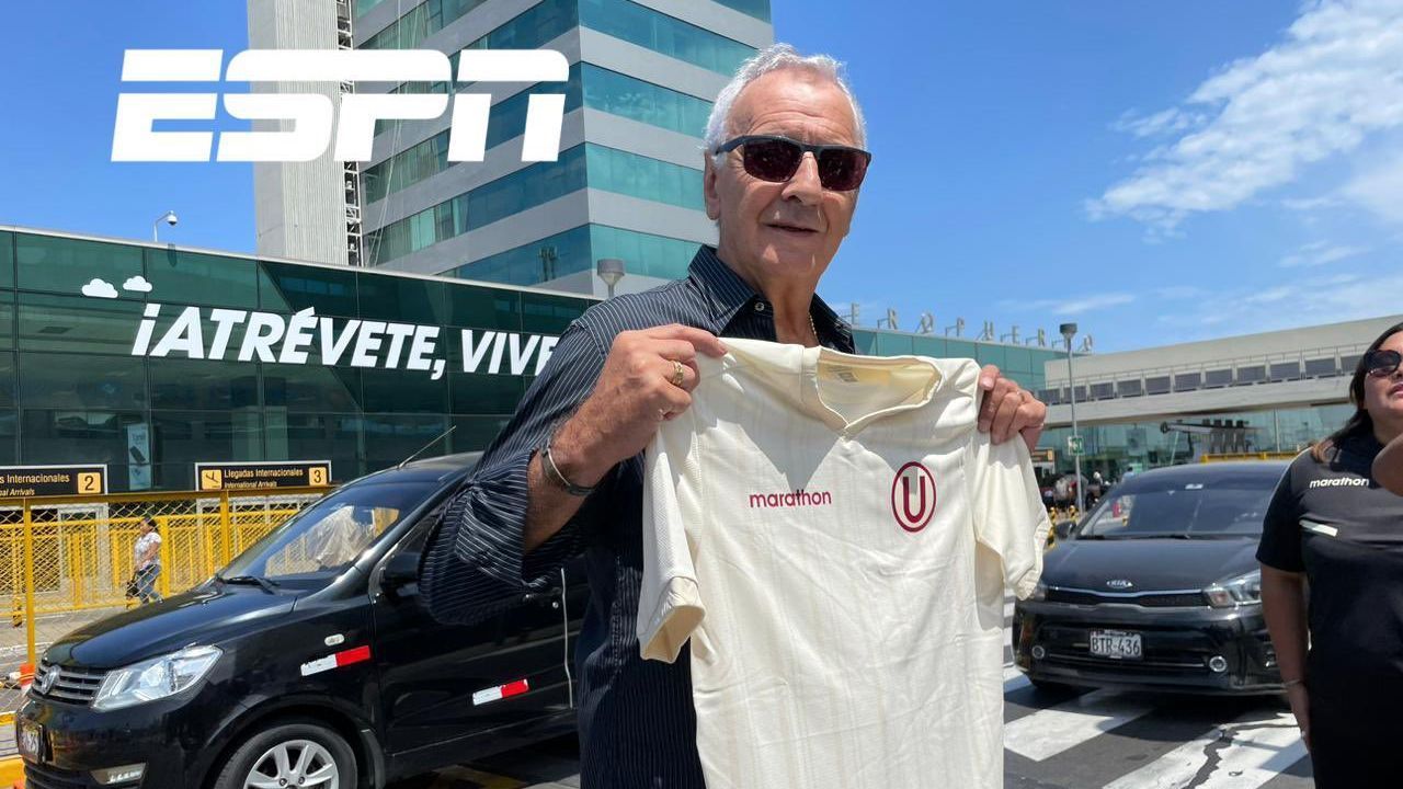 Jorge Fossati arribó a Lima para dirigir a Universitario - ESPN